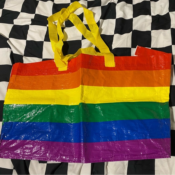 IKEA | Bags | Ikea Bag Storstomma Rainbow Pride Large Tote | Poshmark